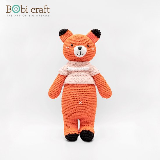 Bobi craft The Chubby Foxxie - Knuffel vos 38cm | bol