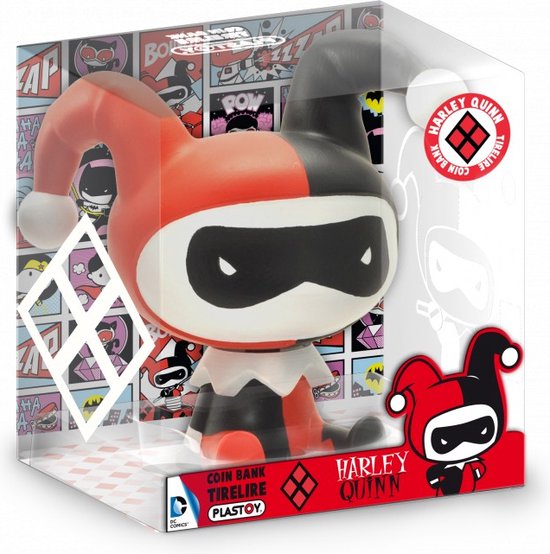 DC Comics - Mini spaarpot - Chibi Harley Quinn - 17cm | bol