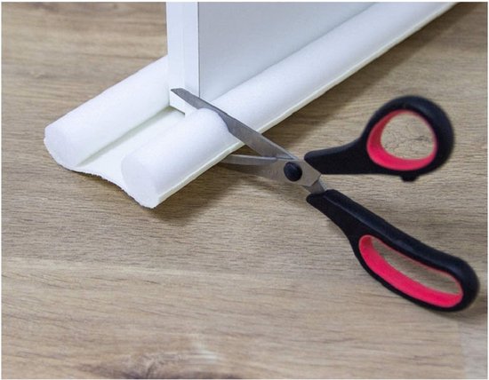 Haushaltshelden Tochtstrip - tochtwering - wit - foam - 100 x 3 cm ...