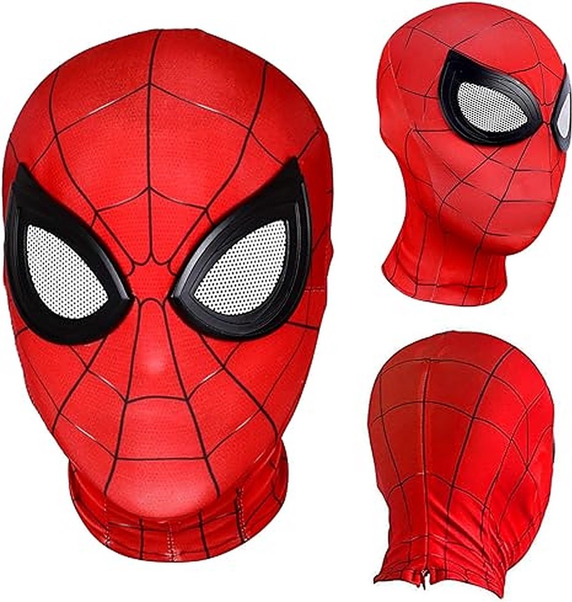 SpiderMan Masker - Spiderman Masker Rood - Verkleed masker Spider Man ...