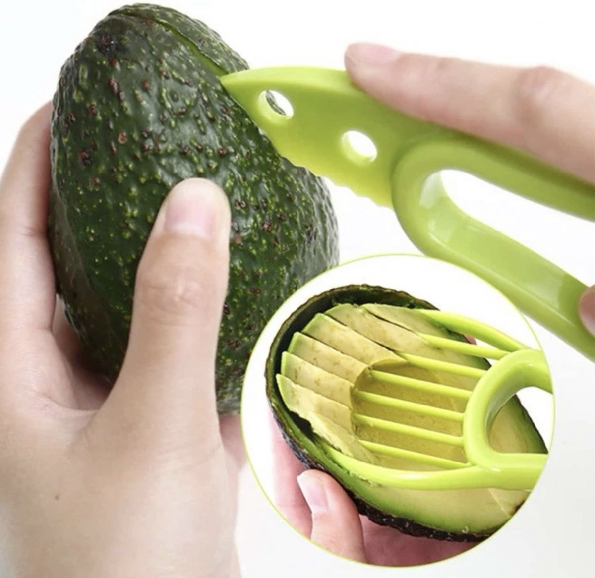 Dunschiller 3 In1 Avocado Slicer Tool - Avocado Snijder Schill ...