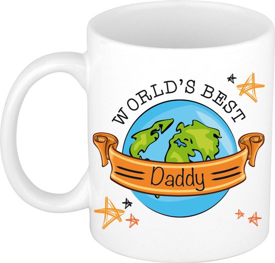 Bellatio Decorations Cadeau koffie/thee mok voor papa - beste papa - oranje -... | bol