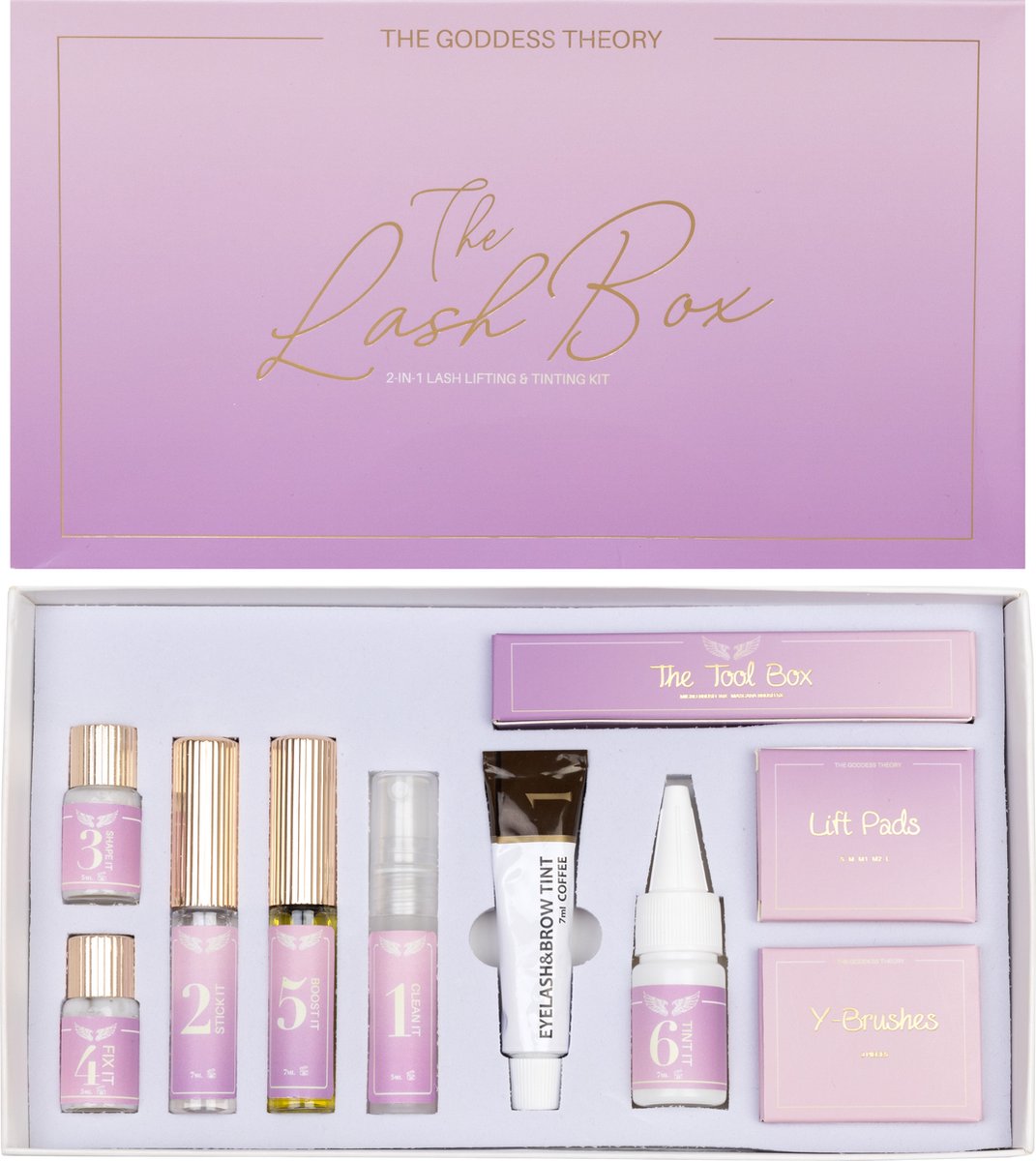 The Goddess Theory® The Lash Box - Lash Lift Kit - Wimperlifting Set - Inclusief... | bol