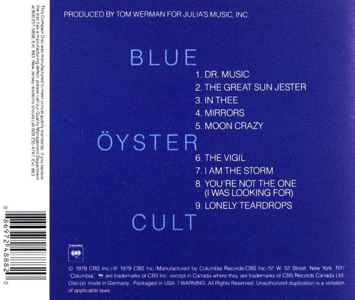 Mirrors, Blue Oyster Cult | CD (album) | Muziek | bol