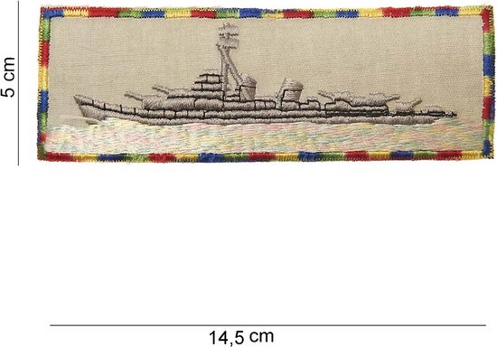 Embleem stof Slagschip | bol