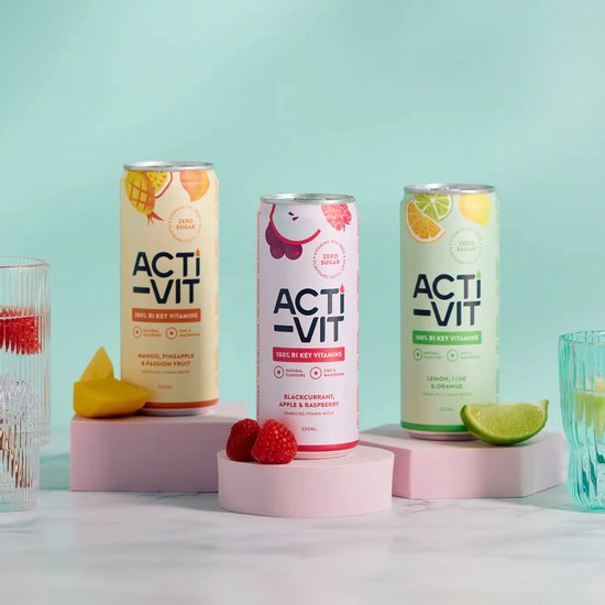 ACTIVIT 330ML Tropical - 12 Stuks - Voordeelverpakking | bol