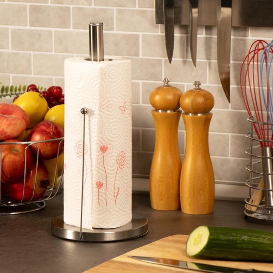 keukenrolhouder staand - papierrolhouder voor de keuken - staande ...
