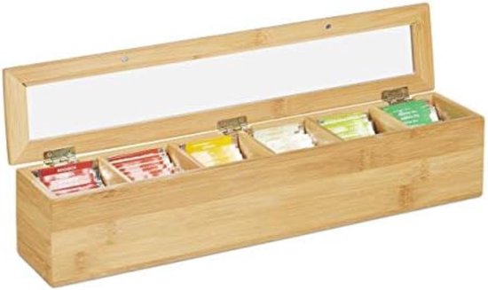 Gratyfied - Theedoos 12 Vaks - Theedoos Zwart | bol