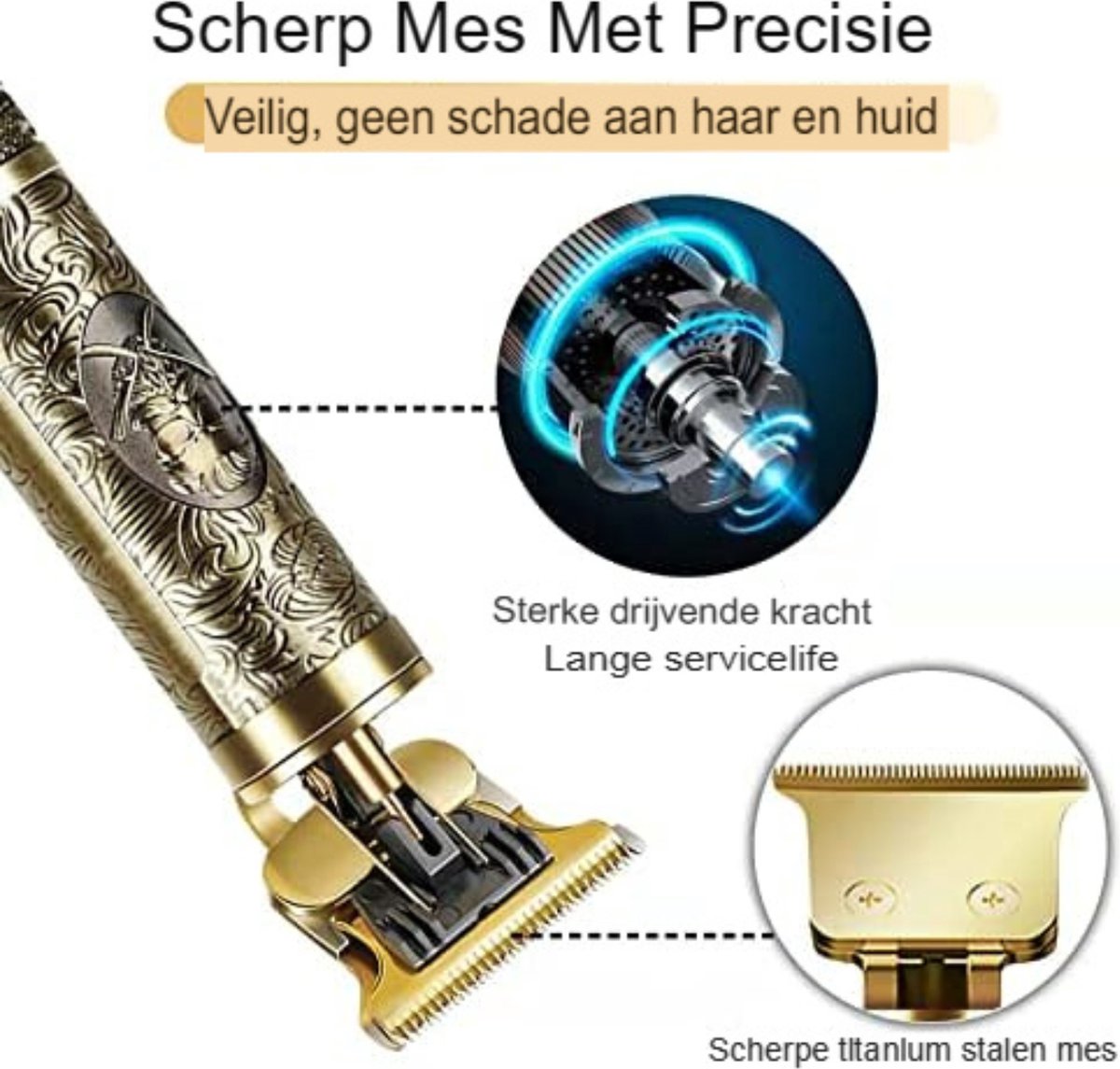 Gratyfied- Tondeuse Hoofdhaar- Hair Clipper Head Hair- Tondeuse Mannen ...