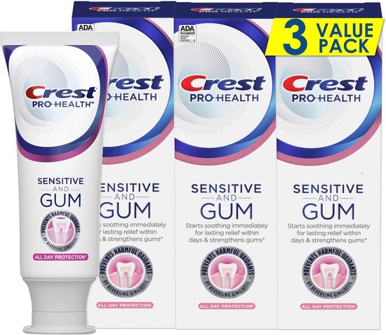 Crest - Pro-Health Gum and Sensitivity Sensitive - Toothpaste All Day ...