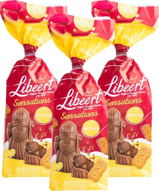 Libeert Sensations chocolade met speculoosstukjes voor Sinterklaas ...