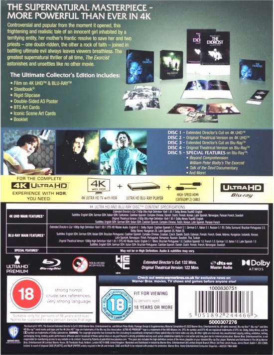 The Exorcist 50th Anniversary Ultimate Collector's Edition with ...