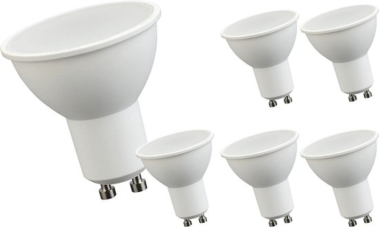 Spectrum Voordeelpak 6 Stuks Led Spot Gu10 6w Vervangt 40w
