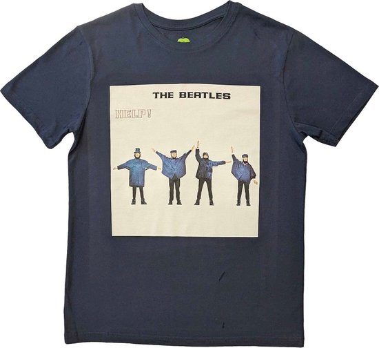 The Beatles - Help! Album Cover Heren T-shirt - M - Blauw | bol