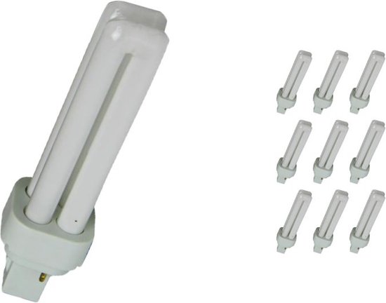 Voordeelpak 10x Osram Dulux D 26W 840 | Koel Wit - 2-Pin | bol