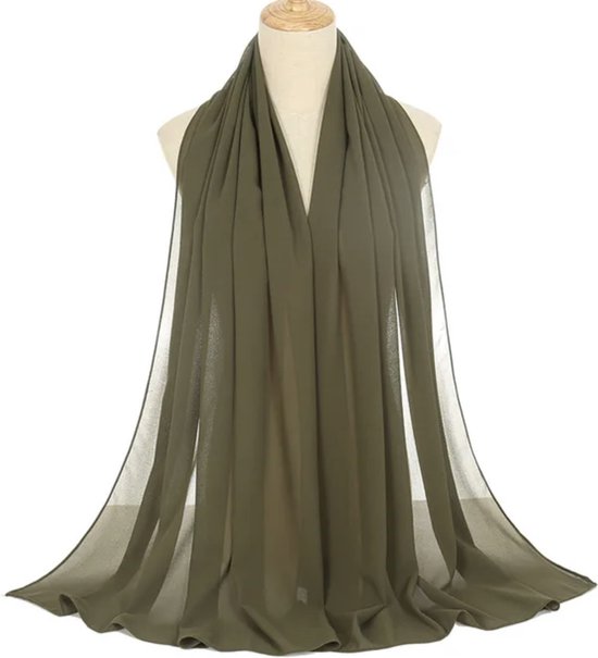 yerminbeauty hoofddoek met ondercap - Hijab - Chiffon Scarf - Dames ...