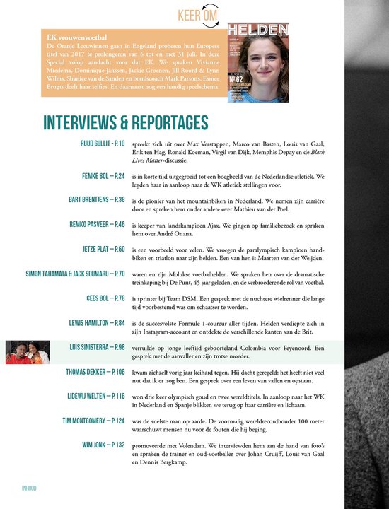 Helden Magazine 62 - EK special - Dubbeldik zomernummer - 197 pagina's ...