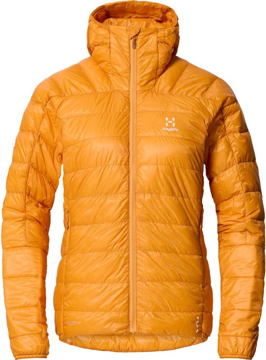 Haglöfs Women's L.I.M Down Hood - Donsjack - Dames Desert Yellow S | bol