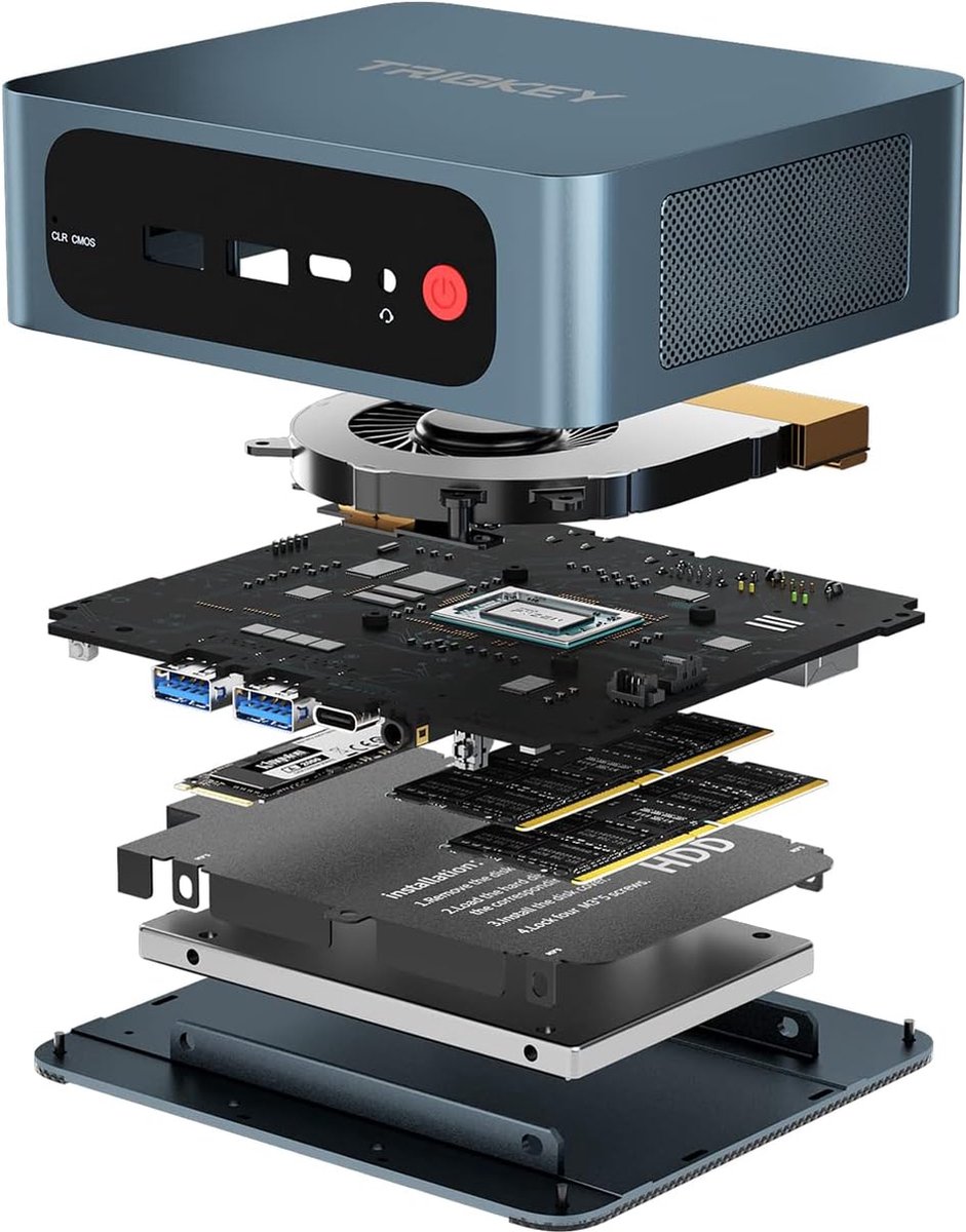 Ryzen All Round Mini PC - Kleine PC - Ryzen 5-5500u - Windows 11 ...