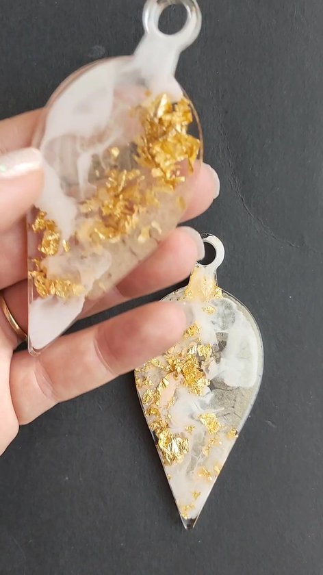 Resin Art JR: Unieke hoogwaardige kwaliteit epoxy kersthangers ...