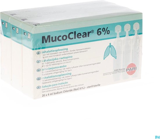 Mucoclear 6% Nacl Amp 60x4ml | bol