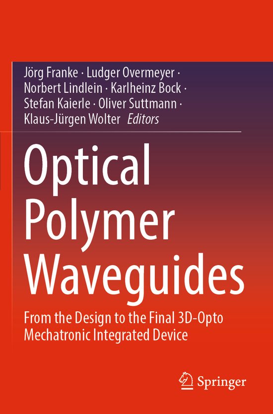 Optical Polymer Waveguides | 9783030928568 | Boeken | bol