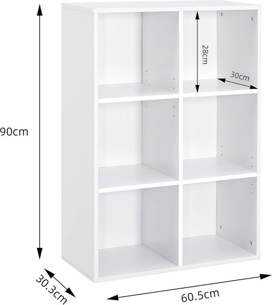 Boekenkast - modern wall decoration, bookcase | bol