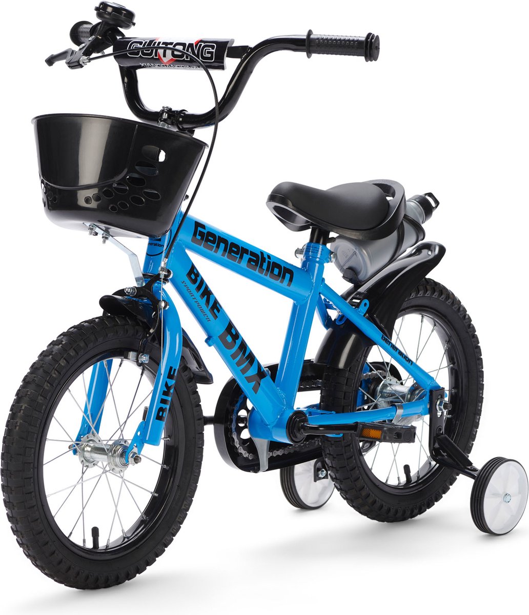 Generation BMX 14 inch - Blauw - Kinderfiets | bol.com
