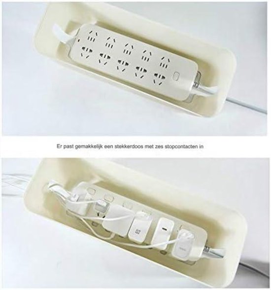 Kabel Opbergbox - Kabel Opbergdoos - Opbergbox Stekkerdoos - Wit ...