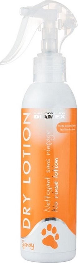 Diamex Dry Lotion Spray - Droogshampoo Zonder Spoelen, Met Citroenolie ...