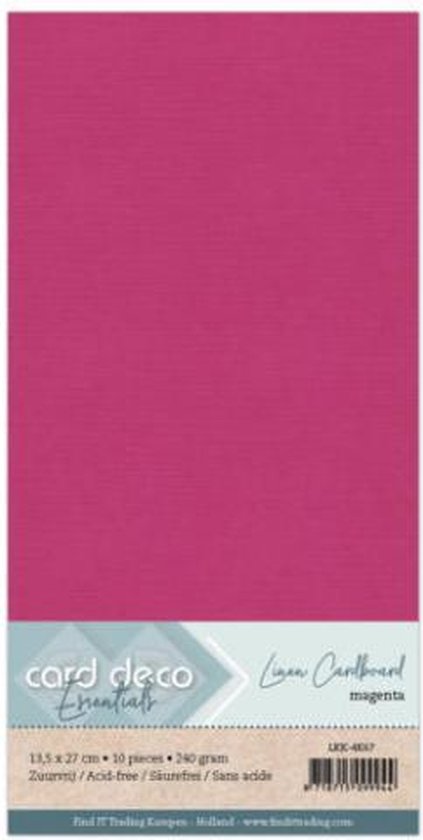 Linen Cardstock - 4K - Magenta | bol.com