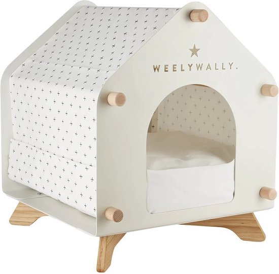 Weelywally Volendam Huisdier Wit Hondenhuis - Kattenhuis- Hondenmand - Kattenmand... | bol