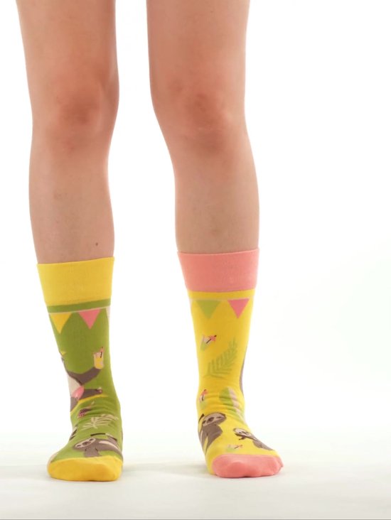 Dedoles Sokken - Regular Socks Party Sloth - Unisex - Maat - 39-42 | bol