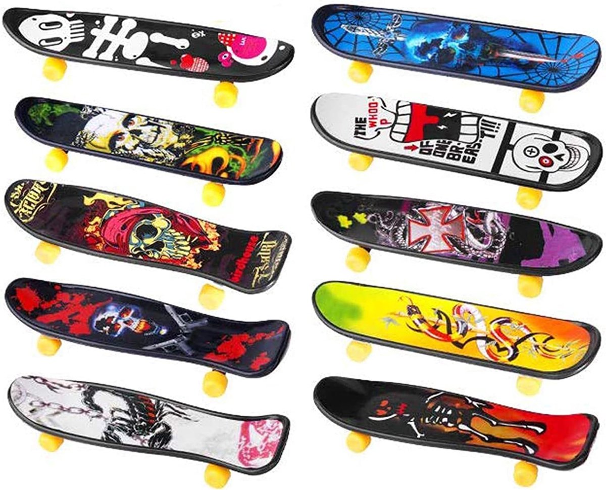 Vinger Skateboard, 10 stuks, mini-skates, vingers, skatepark ...