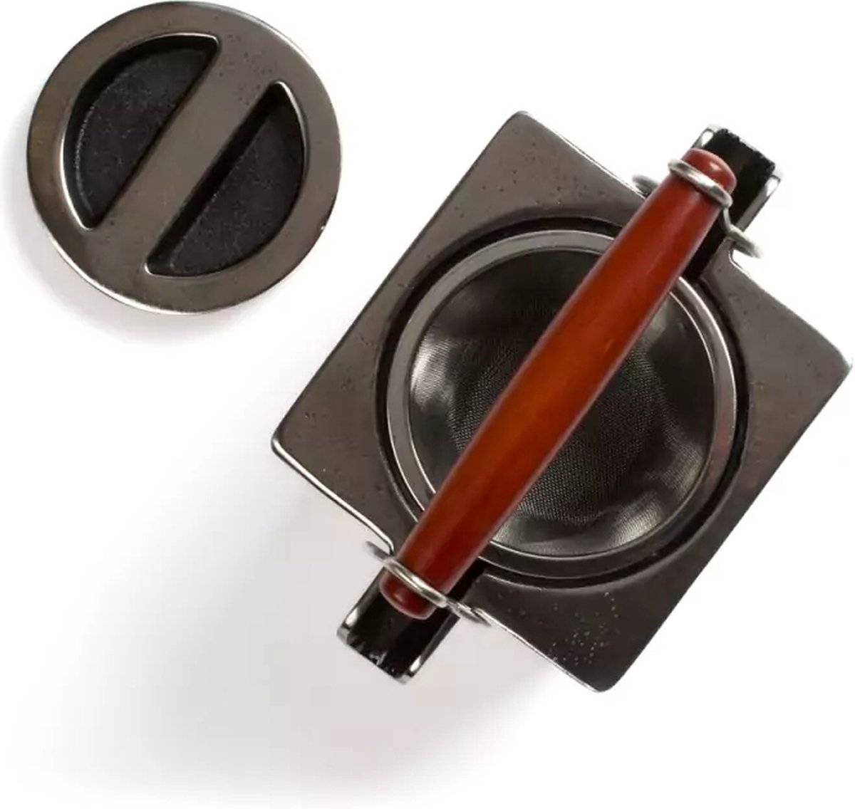 Dammann Fréres - Theepot Samoerai gietijzer grijs 1 liter - Japans ...