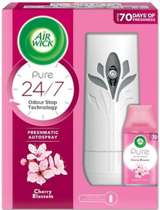 Airwick Freshmatic Auto Spray Cherry Blossom + Navulling | bol