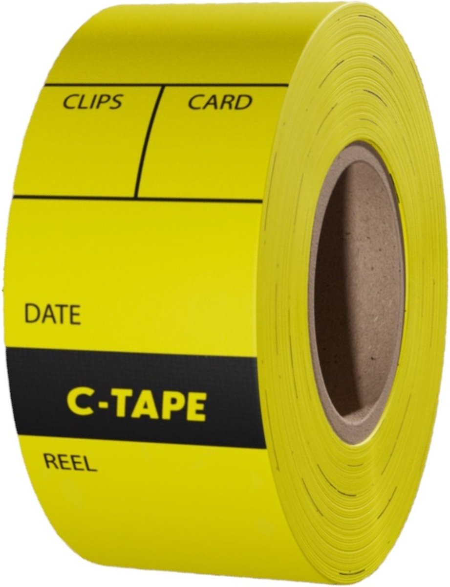 C-Tape Camera Labels 25mm Geel (ca.80st.) | bol.com