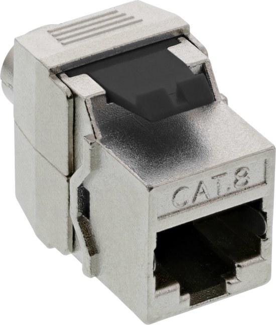 STP CAT8.1 Gigabit Keystone module RJ45 - LSA / gegoten zink | bol