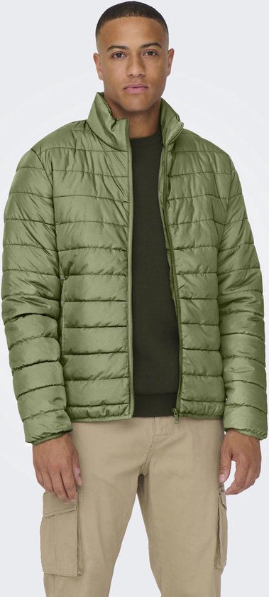 ONLY & SONS ONSBRON QUILT JACKET OTW VD Heren Jas - Maat L | bol