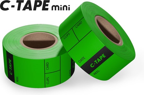 C-Tape Camera Labels 25mm Groen (ca.80st.) | bol