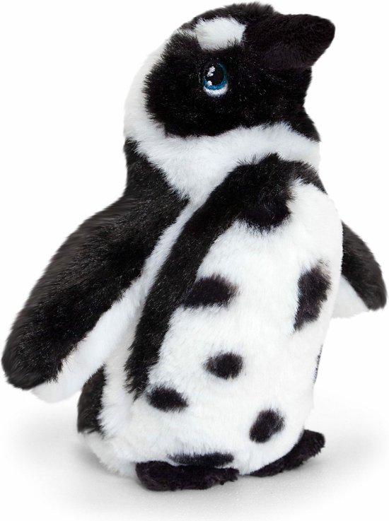 Keel Toys pluche Humboldt pinguin knuffeldier - wit/zwart - staand - 18 ...