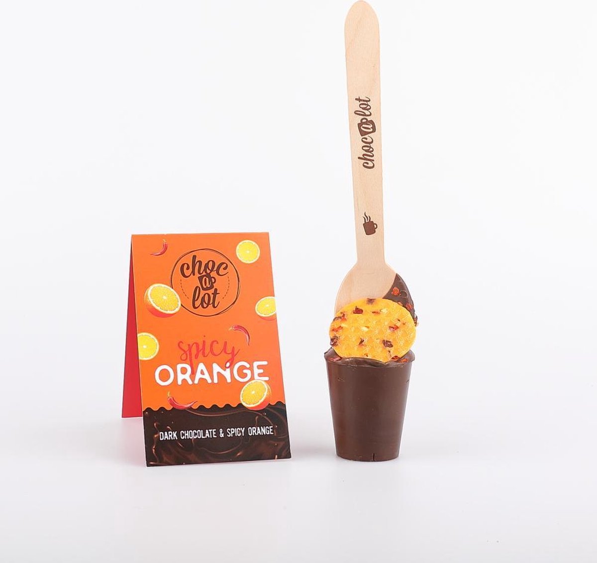 Choc a Lot Spicy Orange - Chocolade spoon - 3 stuks | bol