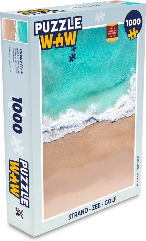 Puzzel Strand - Zee - Golf - Legpuzzel - Puzzel 1000 stukjes ...