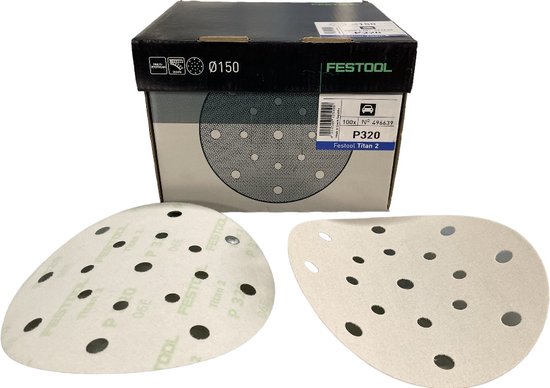 Festool Titan 2 Schuurschijf art. 496639 - P320 - diameter 150 mm ...