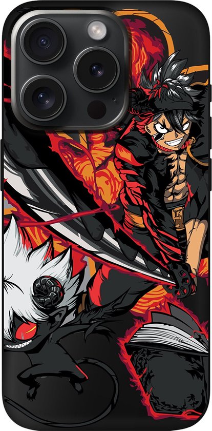 Apple iPhone 15 Pro Telefoonhoesje | Premium Kwaliteit | Black Clover ...