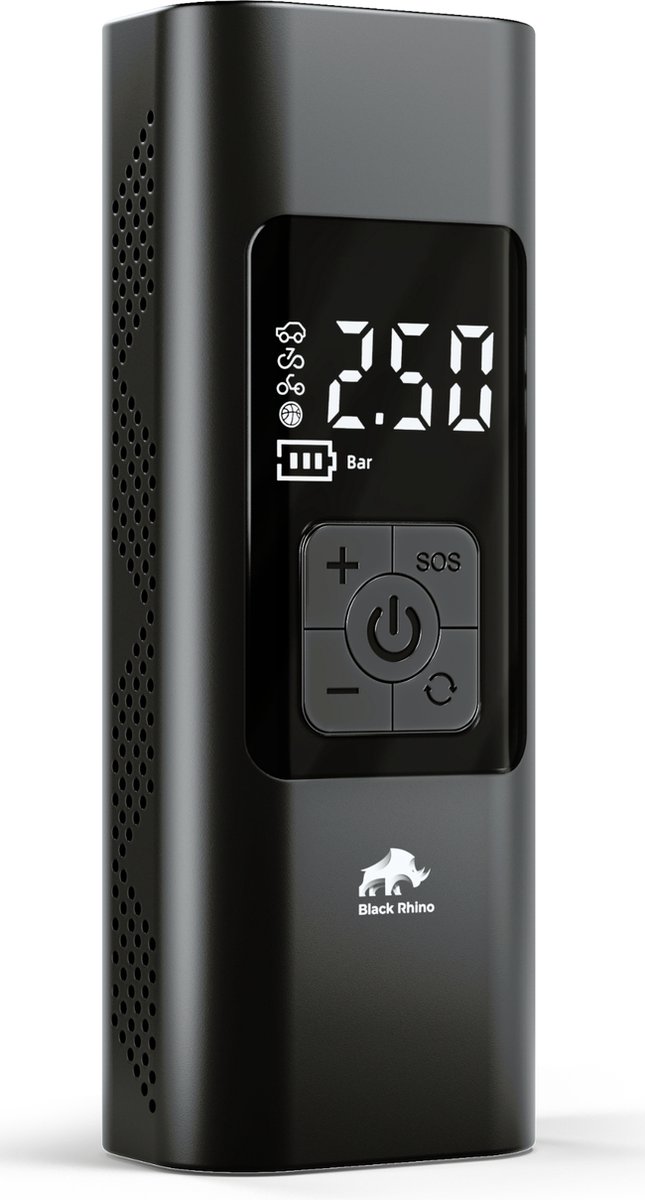 Black Rhino - Compressor - Draagbare Luchtcompressor – met POWERBANK ...