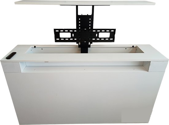 GN TV lift met MDF houten meubel 160x90x40 MDF kast + soundbar vak wit ...