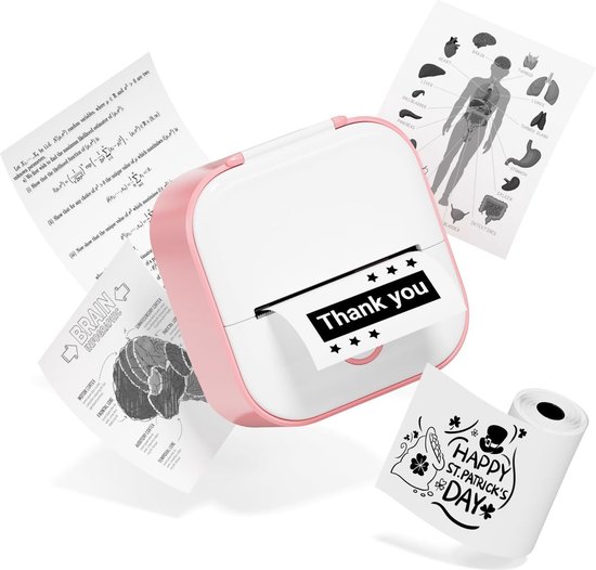 Equivera Mini Printer - Pocket Printers - Draagbare Printer - Mobiele ...