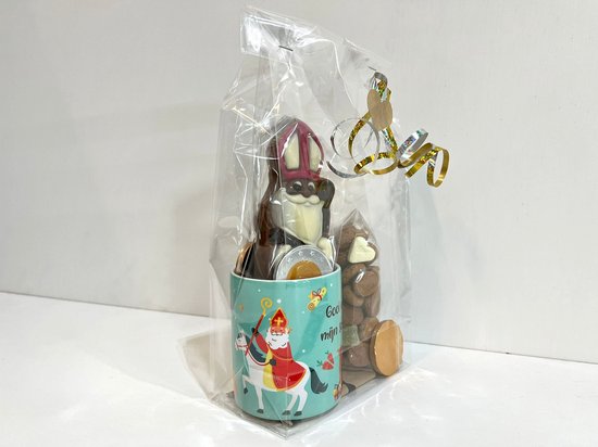 Sinterklaas cadeau - mok met sint en pepernoten - cadeaupakket ...