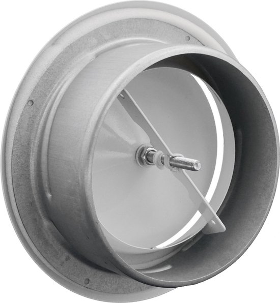 Weha Ventielrooster toevoer & montagebus Ø 125 mm, staal wit | bol